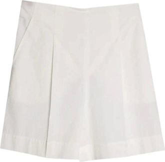 Max Mara Femme, Shorts, Blanc, Taille: 40 FR Pleated Shorts