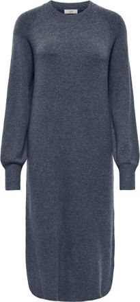 Jacqueline de Yong JdY Damen Jdyrue Life L/S Maxi Dress KNT, Total Eclipse, XS