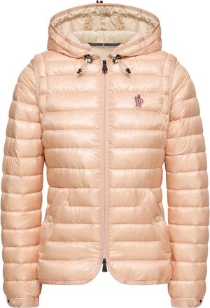 Moncler Moncler Karura 2-in-1 Hooded Short Down Jacket, Women, Pink, Size: 0