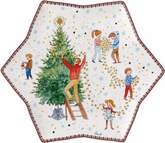 Hutschenreuther Sammelkollektion 2024 Weihnachtsleuchten Sternschale 34cm