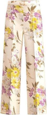 Marella Femme, Pantalons, Multicolore, Taille: 44 FR Marella - Pantalons > Wide Pantalons
