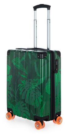 HAUPTSTADTKOFFER Q-Damm - Handgep&auml;ck-Koffer 4 Doppelrollen, 54 cm 38 L, Rollkoffer Flugzeug Bordgep&auml;ck Hartschale Polycarbonat/ABS, TSA, Design Floral