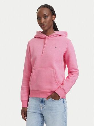 Tommy Jeans Sweatshirt Flag DW0DW19958 Hellrosa Regular Fit