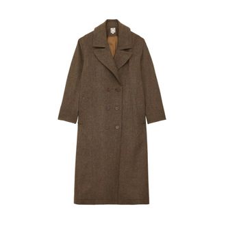 Ines De La Fressange Femme, Manteaux, Brun, Taille: 38 FR Denise Long Coat