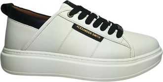 Alexander Smith Homme, Chaussures, Blanc, Taille: 45 EU Wembley Baskets