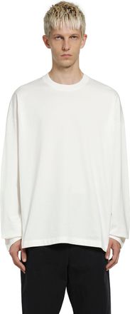 Jil Sander Cotton Crewneck Long Sleeve T-Shirt