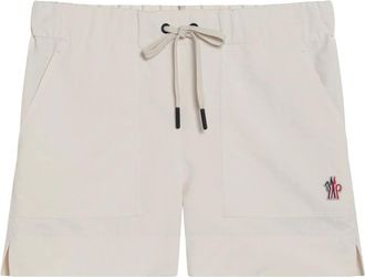 Moncler Femme, Shorts, Beige, Taille: 40 FR Shorts &agrave; cordon de serrage