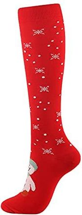 Generic Cocila Chaussettes Chaudes Femme Homme De No&euml;l Pour Femmes Performance D&eacute;contract&eacute;e Coton Sports Loisirs D&eacute;contract&eacute;es Hautes Et C One Size Socquettes