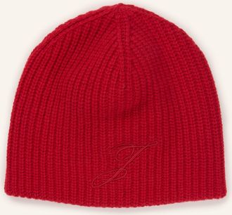 Jacquemus Jacquemus M&uuml;tze Le Bonnet Espiral Aus Merinowolle rot