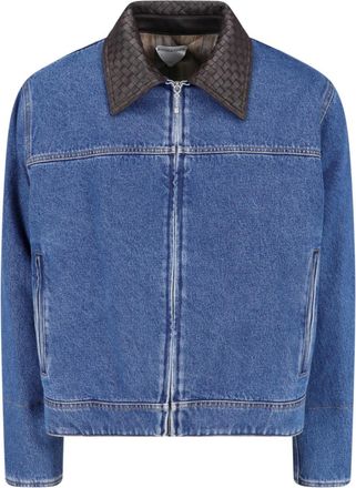 Bottega Veneta Denim Jacket Intrecciato