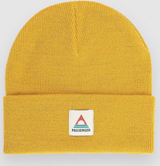 Passenger Core Recycled Low-Top Beanie mustard yellow