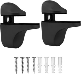Generic Glass Shelf Brackets - Paar Stück Verstellbare Glas Halterung - Wandmontage Halter Verstellbarer Träger Für Küche Badezimmer Schrank Wohnzimmer Schlaf
