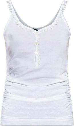 Jacquemus Femme, Tops, Blanc, Taille: 34 FR D&eacute;bardeur