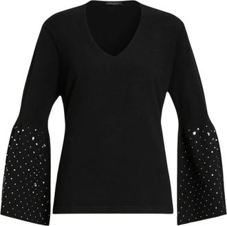 Marina Rinaldi Damen, Strickwaren, Schwarzk, LGröße