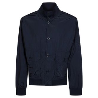 C.P. Company Bomber Tasca Frontale - - Jackets - Herren - Blau - S