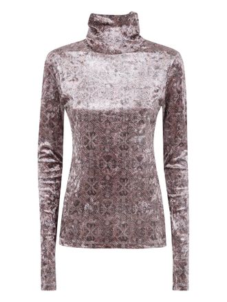 Pierre-Louis Mascia pull en velours - Marron