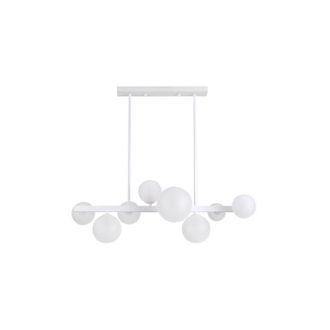 Fabrilamp Lozolla plafonnier allong&eacute; de 8xg9 blanc