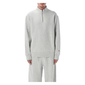 Champion Reverse Weave Half Zip Sweatshirt - - Sweatshirts & Hoodies - Herren - Grau - L