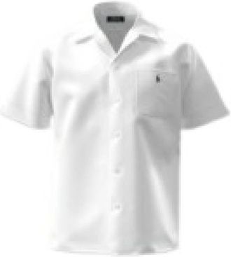 Polo Ralph Lauren Homme, Chemises, Blanc, Taille: L Short Sleeve Shirt