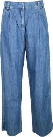 Marella Femme, Jeans, Bleu, Taille: 32 FR Wleg4 Wide Jeans