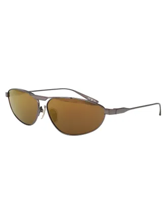 Balenciaga Unisex Sunglasses Bb0417s Ruthenium-Bronze Metal Ruthenium-Ruthenium-Bronze Ruthenium/ruthenium/bronze