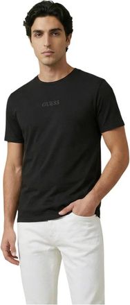 Guess Homme, Tops, Noir, Taille: XL T-shirt imprim&eacute; &agrave; col rond et manches courtes