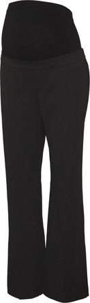 Mama Licious Damen Mllaila Pintuck Wo Pants, Schwarz, M