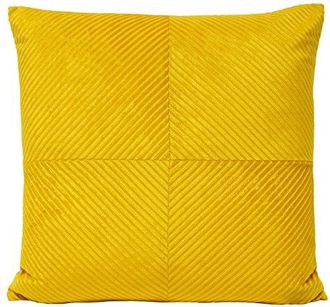 Riva Paoletti Riva Home Infinity Kissenbezug, Polyester, Honig, 45 x 45cm