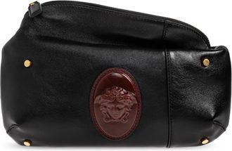 Versace Homme, Sacs, Noir, Taille: ONE Size Lou Small Nappa Belt Bag