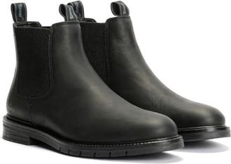 Tower London Harbour Leather Bottines Chelsea pour homme Noir, noir, 46 EU