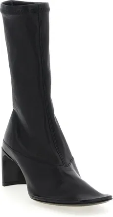 Jil Sander Stretch Nappa Leather Boot - Black