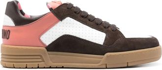 Moschino Low-Top Sneaker - Sneakers Whitebrownpinkblack - Gr. 40 (EU) - in Bunt - für Damen