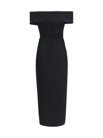Khaite Womens Gene Dress Black Polyester