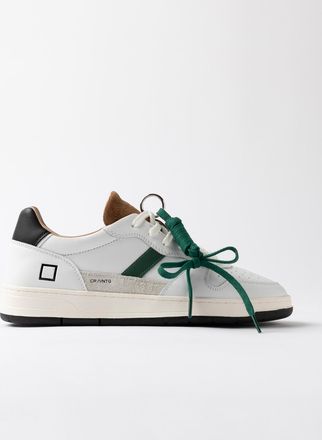 D.A.T.E. court 2.0 vintage white-cuoio