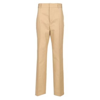 Filippa K Tailored Cotton Hosen - - Trousers - Damen - Beige - S