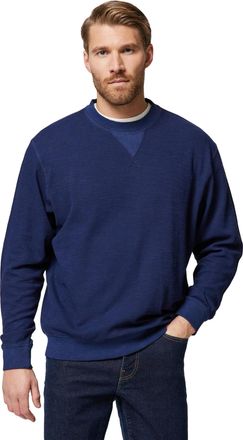 Scotch & Soda Herren Garment Dye Structured Crewneck Sweatshirt, Peacoat 410, M