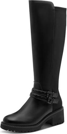 Marco Tozzi Marco Tozzi 2-26605-45 Bottes tendance pour femme, noir (Black Comb, pointure 41 UE), Noir/comb, 41 EU