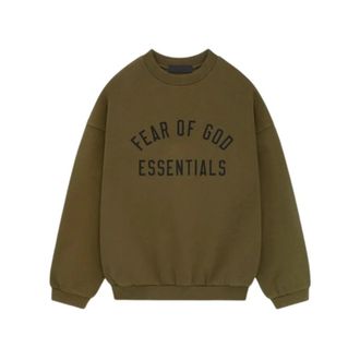 Fear of God Fleece Crewneck - - Sweatshirts & Hoodies - Herren - Gr&uuml;n - S