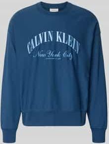 Calvin Klein Jeans Sweatshirt mit Label-Stitching