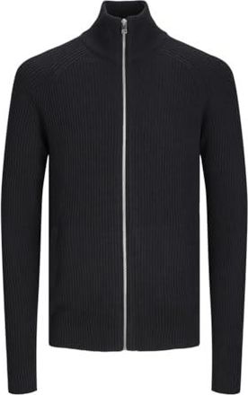 Jack & Jones Plus Size Jack&Jones Plus Veste en Tricot pour Homme, Noir, 4XL