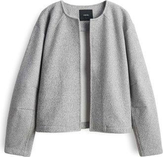 someday Damen Sweatshirt | UBEA Regular Sweatjacke in O-Silhouette Hazy Fog Melange, 42