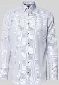 Olymp Regular Fit Businesshemd aus Baumwolle mit Kentkragen