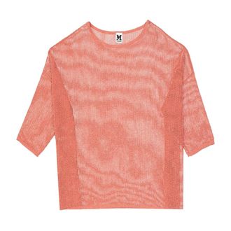 Missoni Durchsichtiger Pullover mit perforiertem Detail - - Knitwear - Damen - Rosa - M