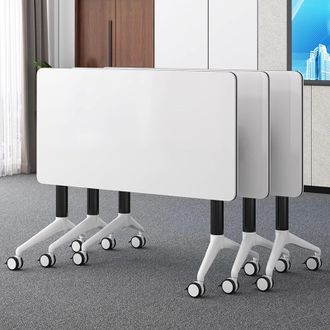 Generic Klappbarer Konferenztisch, 3er-Pack, klappbarer Konferenztisch, mobiler Bürotisch, multifunktionaler Computerarbeitsplatz für Besprechungsräume und Kl