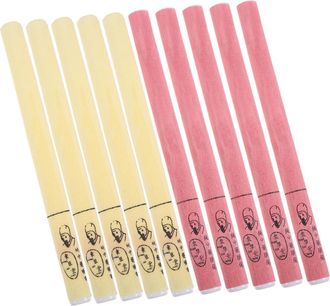 Cabilock 10 Stück Teiliges Moxa Sticks Mild Wirkende Moxibustion für Bauchnabelwärme Therapie Geeignet für Erwachsene und Senioren zur Entspannten Akupunkturpu
