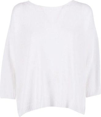 Max Mara Femme, Pulls, Blanc, Taille: 40 FR Maglia Canottiera Top Cannone