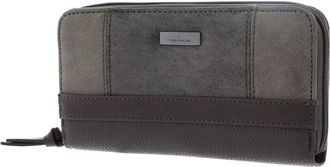 Tom Tailor Juna Damen Geldbörse Portemonnaie Reißverschluss Groß Grau