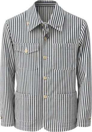 Bob Homme, Vestes, Multicolore, Taille: XL Veste en coton ray&eacute;