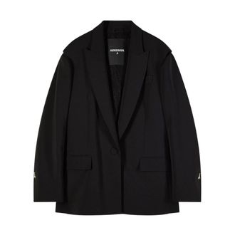 Patrizia Pepe Femme, Vestes, Noir, Taille: 36 FR Blazers