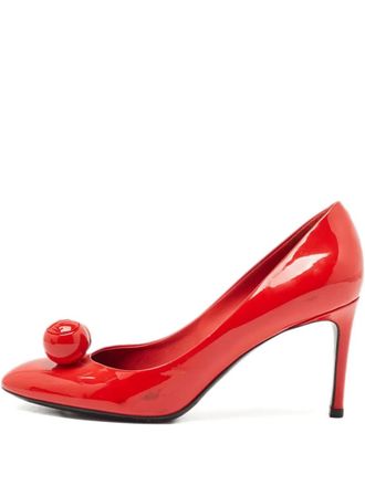 Louis Vuitton escarpins en cuir 75 mm - Rouge